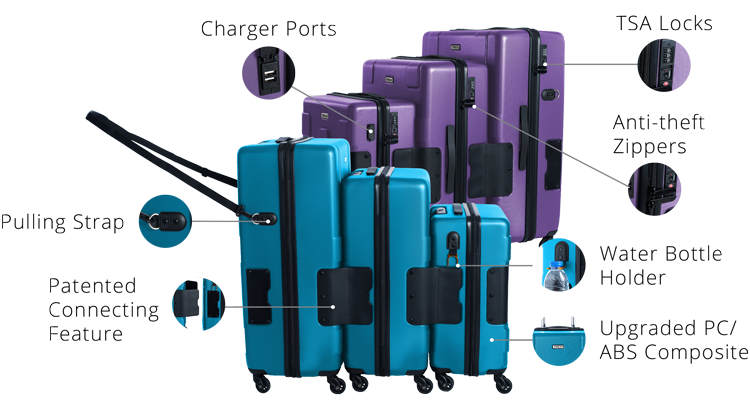 Premium Connectable Luggage | Buy Online | Tach Luggage