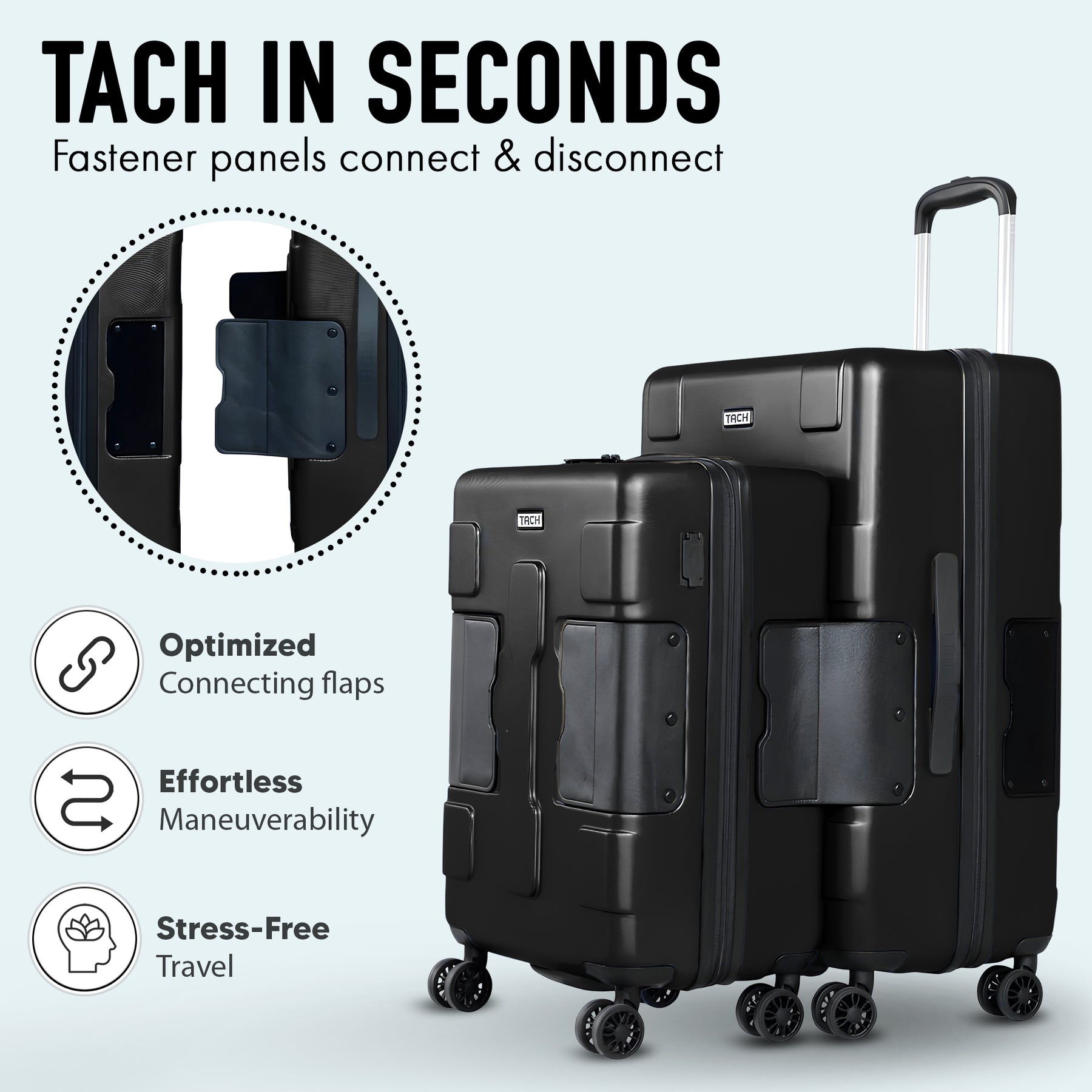 TACH V3 2pc set Medium and Carry-on | TACH Luggage – Tach Luggage